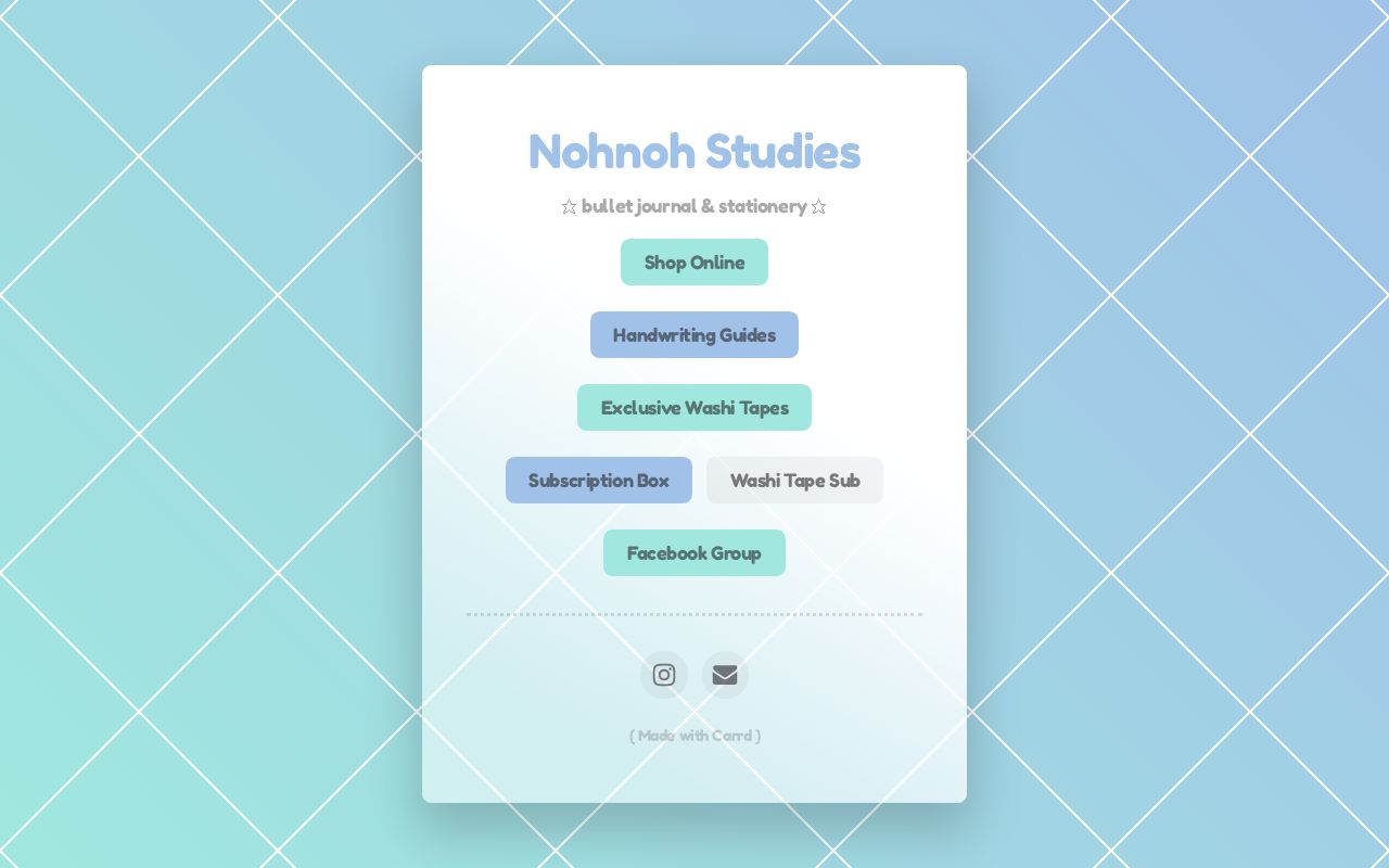 Nohnoh Studies
